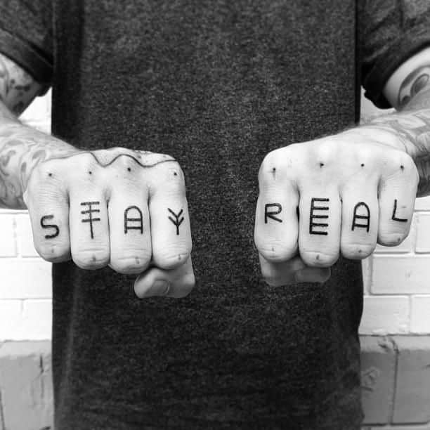 Typo Style Tattoos